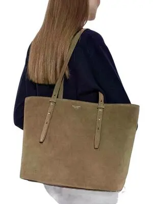 Kate Spade New York Do It All Suede-finish Tote Bag Brown