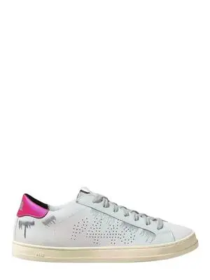 P448 John Embroidered Sneakers - White