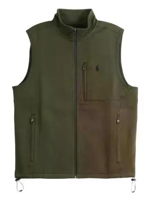 POLO RALPH LAUREN Logo-embroidered Zip-up Vest