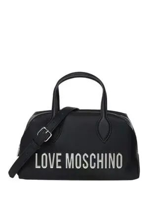 Moschino Logo-lettering Tote Bag - Black