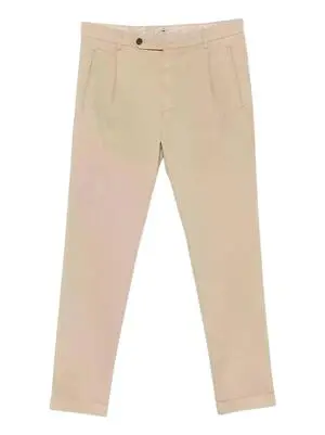 BERWICH Pleated Straight-leg Trousers - Neutrals