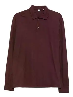 Aspesi Luigi Long-sleeve Polo Shirt - Red