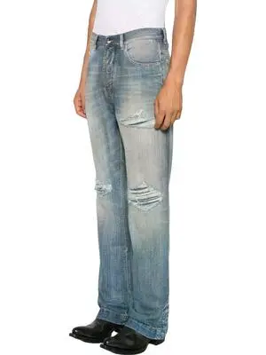 Amiri Distressed Faded Jeans - Blue
