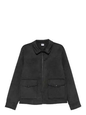 Aspesi Funnel-neck Flap-pocket Jacket - Grey