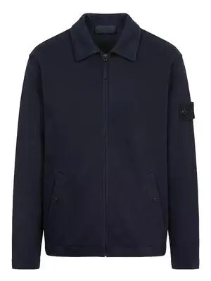 STONE ISLAND Logo-patch Zip-up Sweater