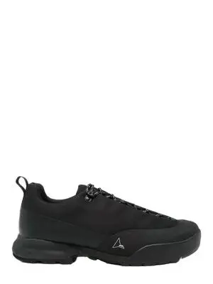 ROA Logo-print Panelled Sneakers - Black