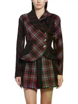 VIVIENNE WESTWOOD Stormy Tartan Jacket - Grey
