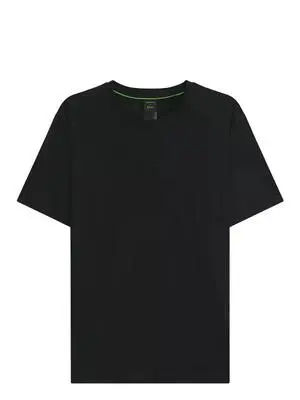 BOSS X Porsche Mercerized-cotton T-shirt With Glossy Logo - Black