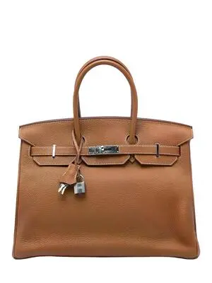 HERMÈS 2011-2013 Togo Birkin Retourne 35 Handbag