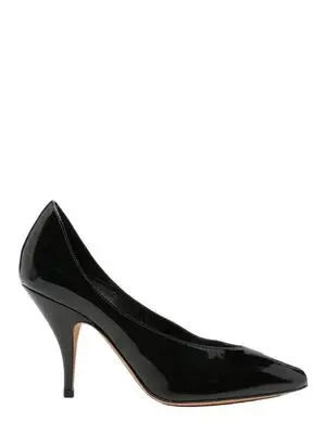 JUDE Icon Patent-finish Cut-out Pumps - Black