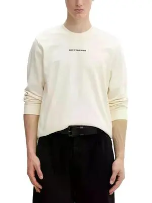 Marc O'polo Graphic-print Logo-print Sweatshirt - Neutrals