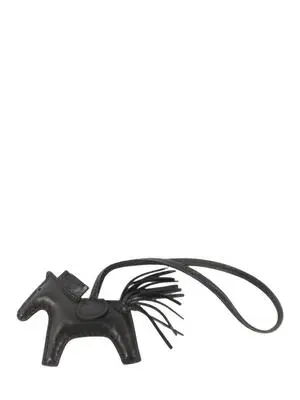 Hermès Pm Rodeo Milo Bag Charm - Black
