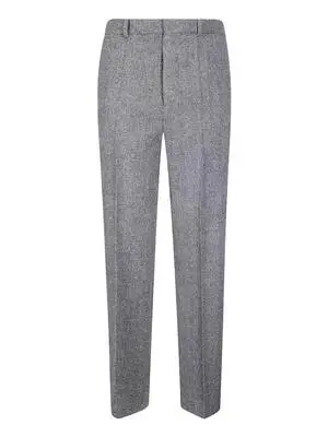 MAISON MARGIELA Herringbone-pattern Trousers - Grey