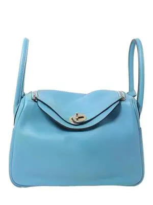 Hermès 26 Lindy Shoulder Bag - Blue