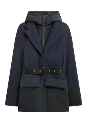 SEMICOUTURE Agnes Belted Hooded Coat