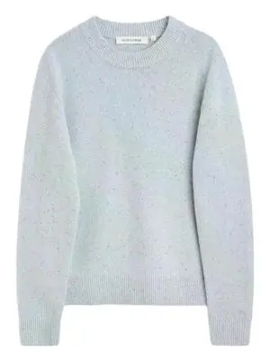 SUNFLOWER Moon Donegal Wool Sweater Blue