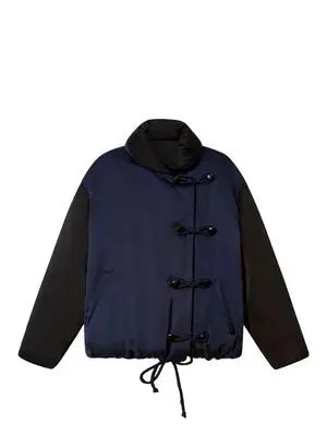 Isabel Marant Étoile Bleza Silk-satin Puffer Jacket Blue