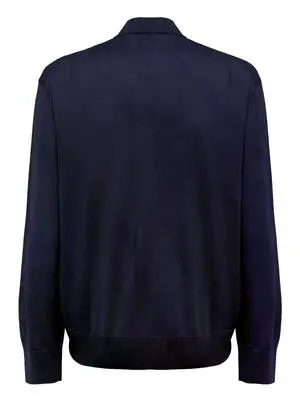 LANEUS Long-sleeve Polo Shirt - Blue