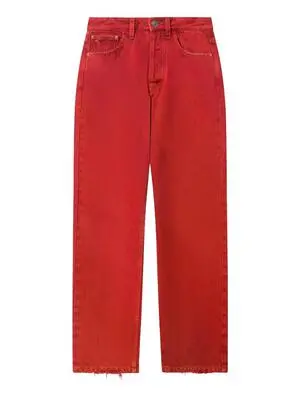 Isabel Marant Étoile Daya Straight-leg Jeans - Red
