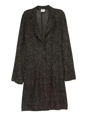 Dries Van Noten 1990s Notched-lapels Cardigan - Grey