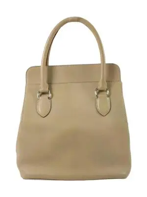 Hermès Toolbox 20 Leather Bucket Bag Neutrals