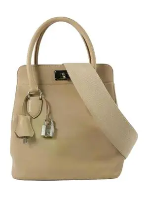 HERMÈS Toolbox 20 Leather Bucket Bag