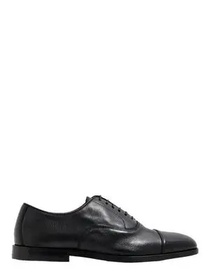 DOUCAL'S Lace-up Oxford Shoes - Black