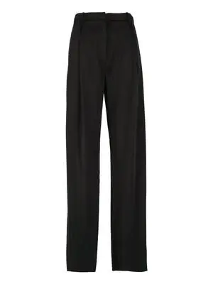 EMPORIO ARMANI Pleated Twill Trousers