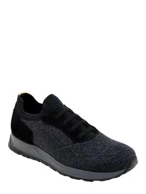 DOUCAL'S Ribbed Panelled Sneakers