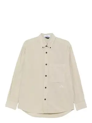 Stone Island Button-down Chest-pocket Shirt - Neutrals
