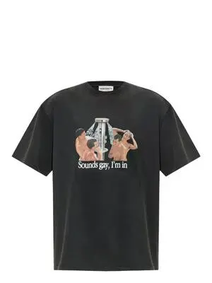 CARNE BOLLENTE Graphic-print T-shirt - Black