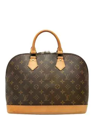 LOUIS VUITTON 2000 Monogram Alma Pm Handbag - Brown