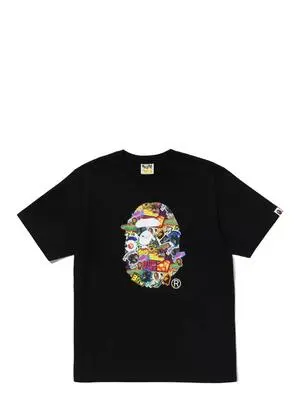 A BATHING APE Ape Head Graphic-print T-shirt - Black