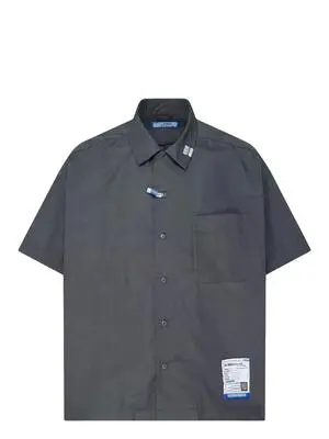Mihara Yasuhiro Logo-patch Short-sleeve Shirt - Grey