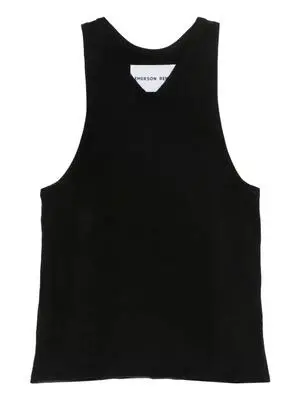 EMERSON RENALDI Sleeveless V-neck T-shirt