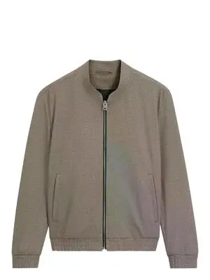 Hugo Zip-up Bomber Jacket - Neutrals