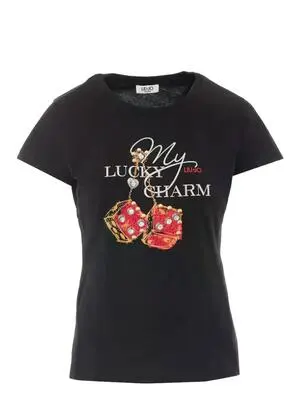 LIU JO T-shirt With Jewel-embroidery