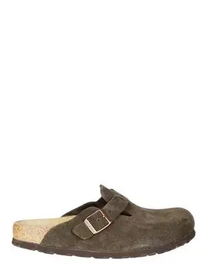 BIRKENSTOCK Boston Buckle-fastening Mules Green