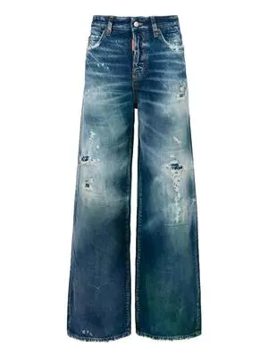 Dsquared2 Brando Classic Baggy Jeans - Blue