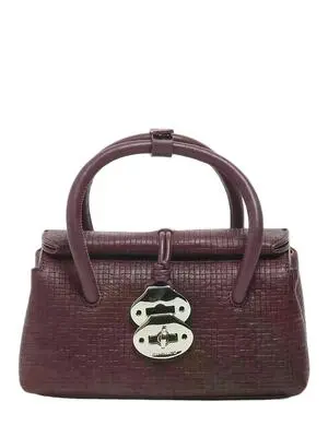 ZANELLATO Baby Dotta Textured Leather Tote Bag - Red