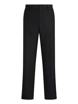 Moschino Measuring Tape-trim Trousers - Black
