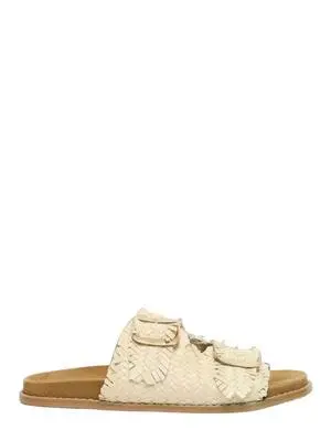 PENNYBLACK Woven Buckle-fastening Sandals - Neutrals