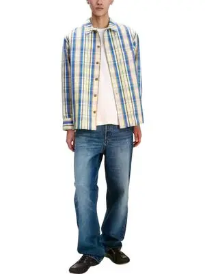 A.p.c. Nathan Check-print Jacket Neutrals
