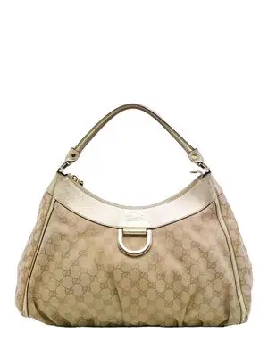 Gucci 2016-2026 Gg Canvas Abbey D Ring Shoulder Bag Neutrals