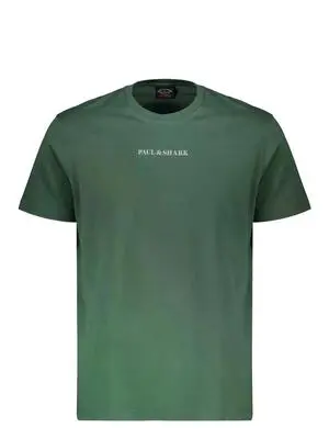 Paul & Shark Logo-print Cotton T-shirt - Green