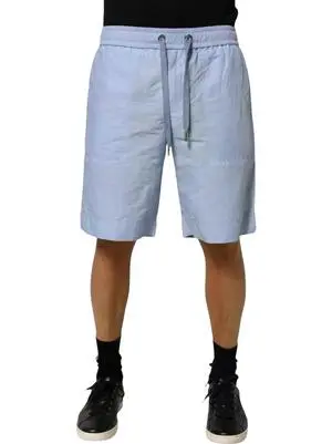 DOLCE & GABBANA Drawstring Linen Shorts