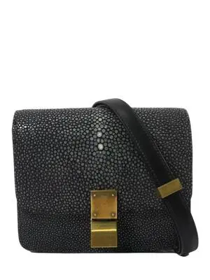 Celine Mini Classic Box Shoulder Bag - Black