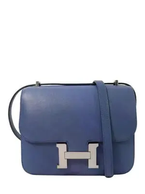 Hermès Mini Constance Shoulder Bag - Blue