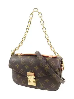 LOUIS VUITTON Pochette Metis Monogram Handbag - Brown