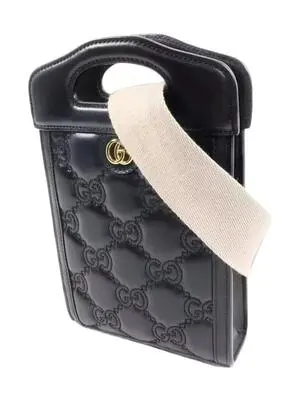 GUCCI Gg Matelasse Calf Leather Shoulder Bag